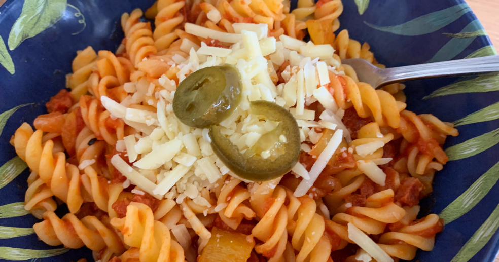 Chorizo and Yellow Pepper Pasta Sauce - Dinner With Evie